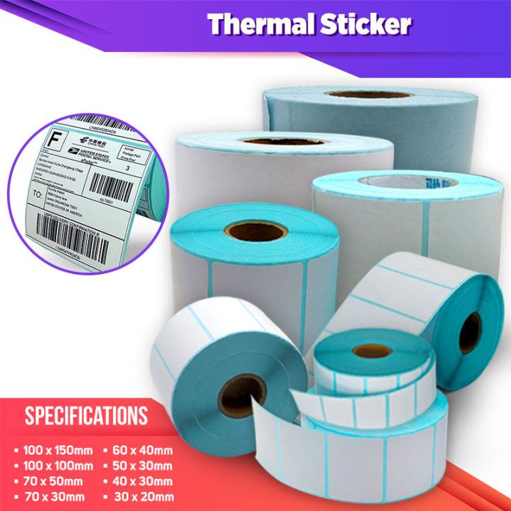 Print Digital Thermal Sticker Paper , Barcode Sticker , Label Sticker ...