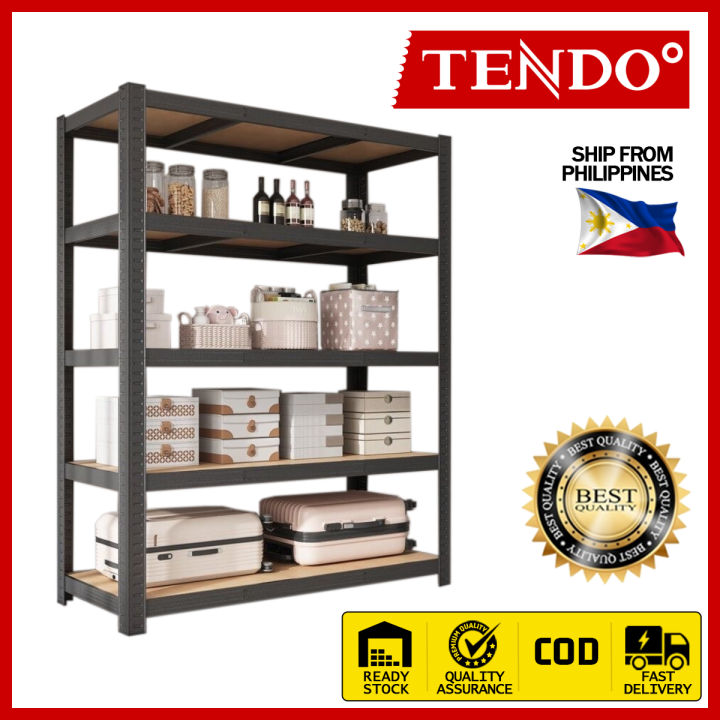 TENDO Adjustable Height Steel Rack Metal Display Rack 5/6 Layer Heavy ...