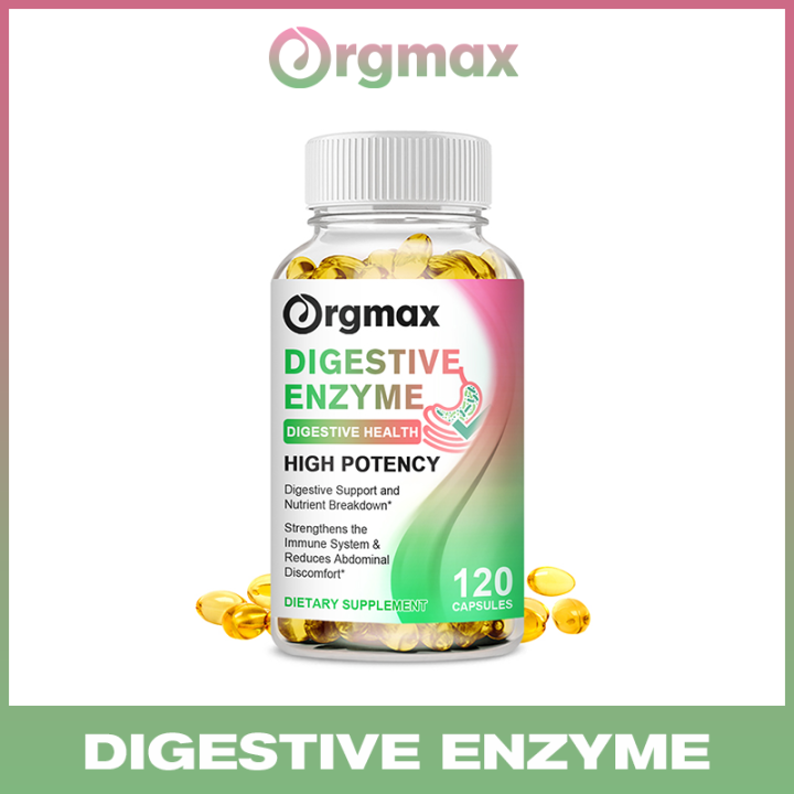 Orgmax Digestive Enzyme Capsules with Probiotics Support Better ...