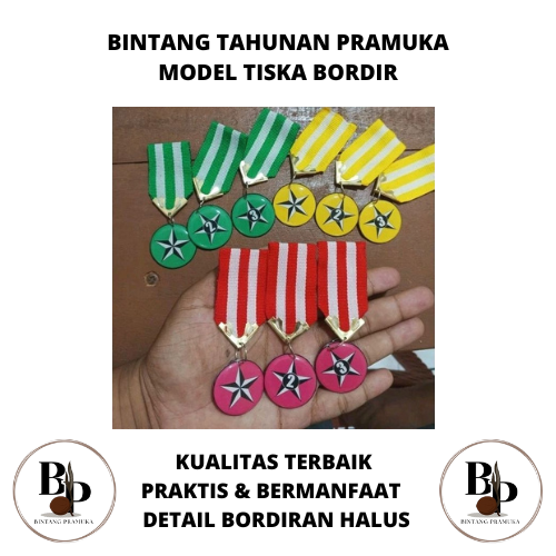 Bintang Tahunan Pramuka Model Tiska Bijian Siaga Penggalang Penegak ...
