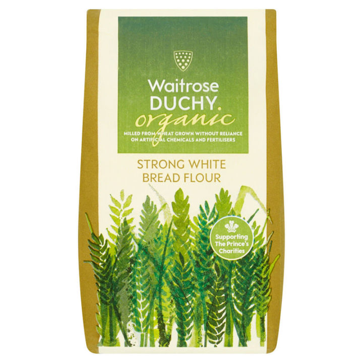 Waitrose Duchy Organic Strong White Bread Flour เวทโทรส ดัชชี่ ออร์แกน ...