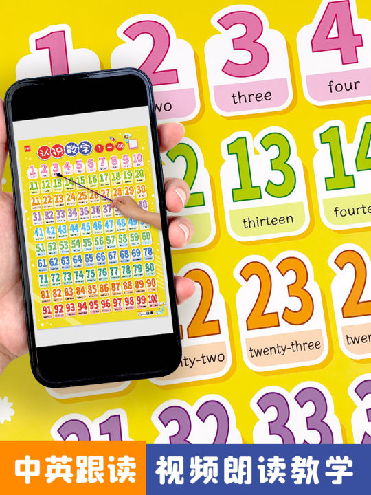 Children's Enlightenment Understanding Numbers 1 to 100 Early Education ...