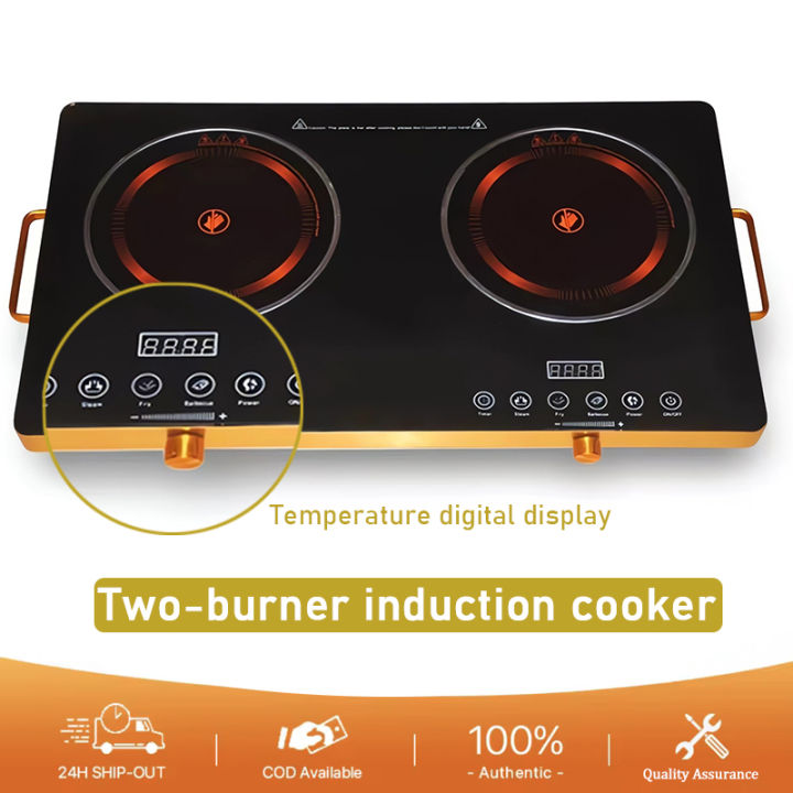 Double Head Induction Cooker Household 220V 3500W Countertop Double ...