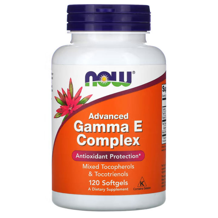now Foods Gamma E Complex Advanced 120 Softgels | Lazada.co.th