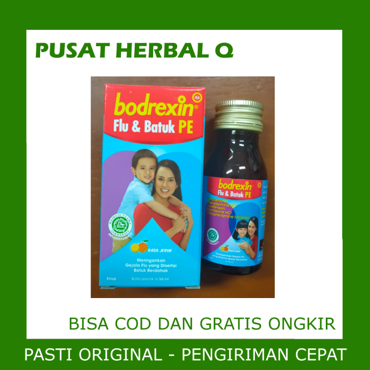 BODREXIN FLU BATUK 60ML OBAT BATUK DEMAM PILEK FLU ANAK | Lazada Indonesia