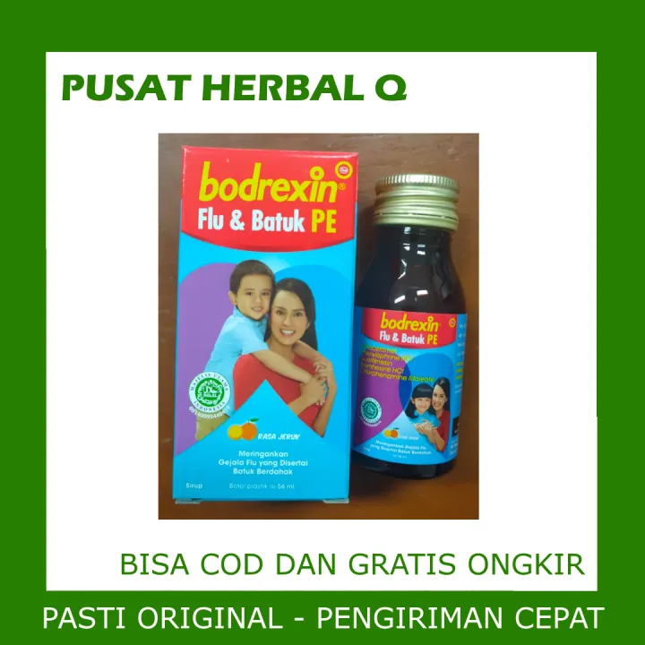 BODREXIN FLU BATUK 60ML OBAT BATUK DEMAM PILEK FLU ANAK | Lazada Indonesia
