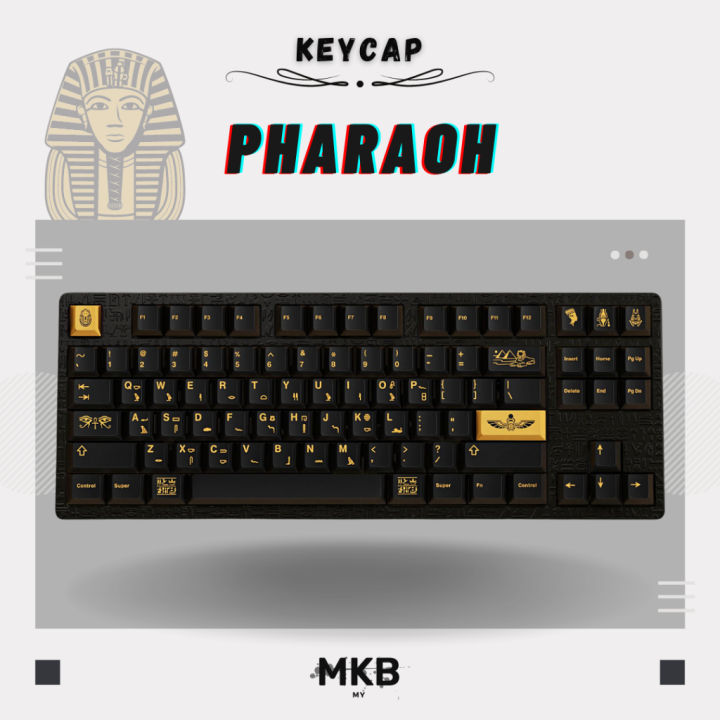 [READY STOCK] Pharaoh PBT Keycap Set for Mechanical Keyboard | Lazada