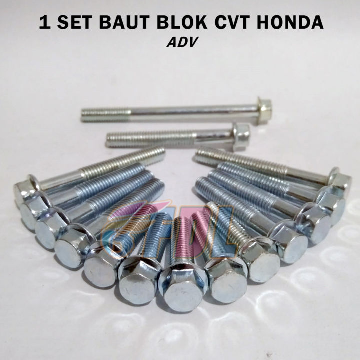 Baut Blok CVT ADV/1 Set 15 Pcs Baut Blok Cvt Honda ADV | Lazada Indonesia