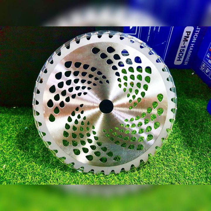 TREETOOLS ใบมีดตัดหญ้า รุ่น 10 นิ้ว 40 ฟัน ใบวงเดือน ใบเลื่อยอัลลอย ฟันคาร์ไบท์ หญ้าไม่กระจาย ...