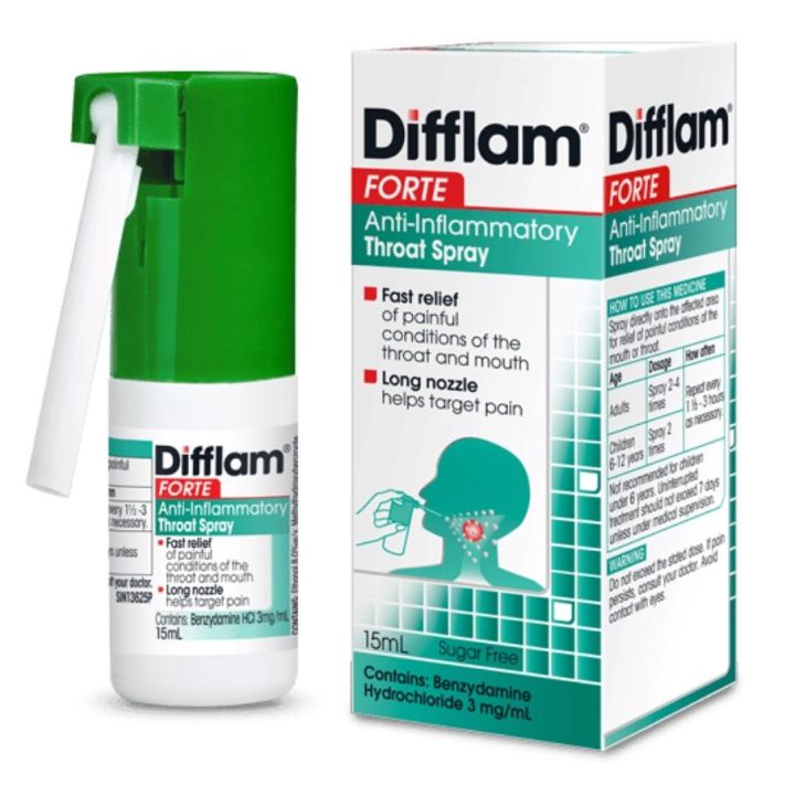 Difflam Forte Throat Spray ( 15ml ) | Lazada