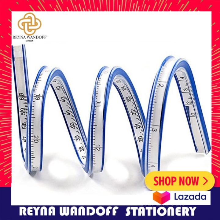 30cm Flexible Ruler Bendable Curve Drawing | Lazada