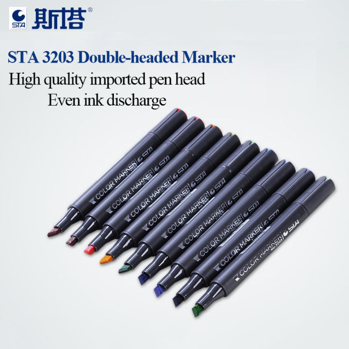 STA 3203 Markers Manga Drawing Markers Pen Alcohol Based Sketch Oily ...