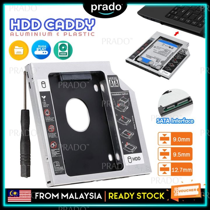 PRADO Malaysia Universal HDD Caddy SATA Interface Hard Disk SSD ...