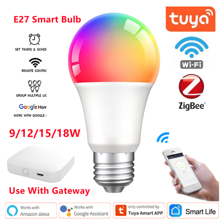 E Life Smart Store Tuya E27 ZigBee3.0สมาร์ทหลอดไฟ220V สมาร์ท ZigBee โคม ...
