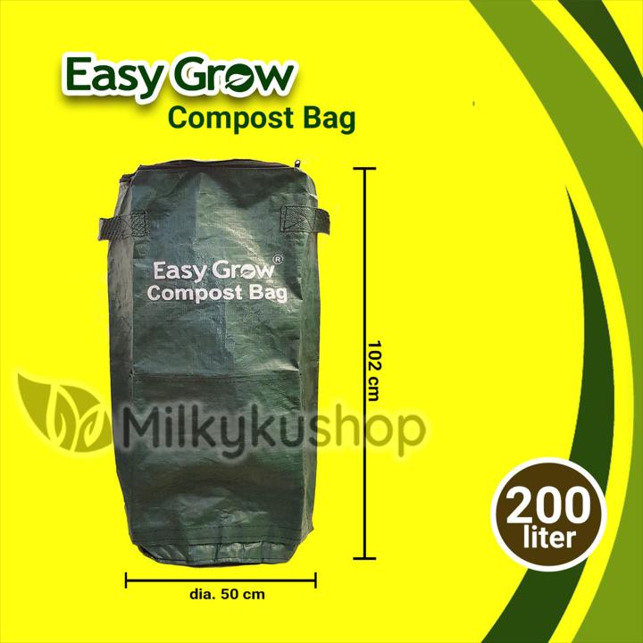 COMPOST BAG EASY GROW 200 LITER - HIJAU TAS KOMPOS | Lazada Indonesia