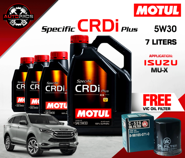 Motul Specific CRDI Plus 5W30 Fully Synthetic Diesel Oil 7 Liters with ...