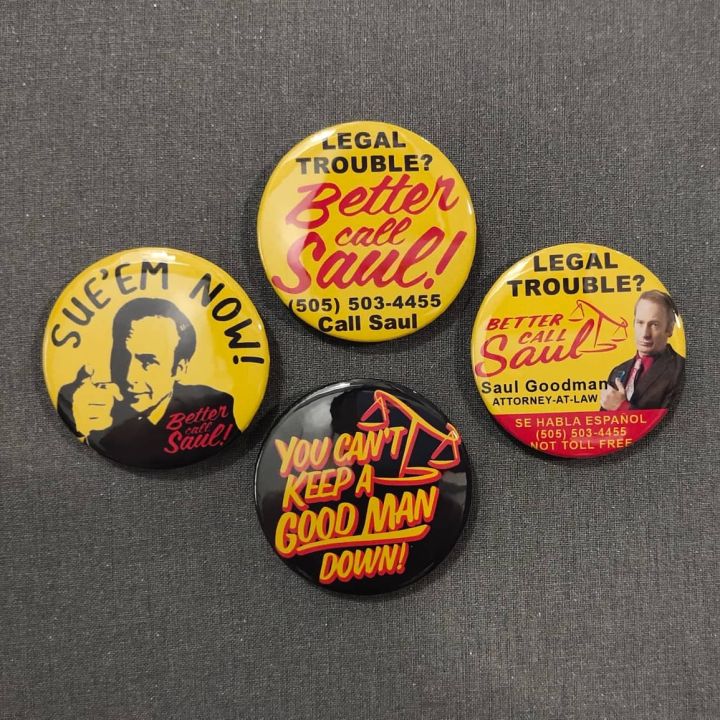 Better Call Saul Themed Button Pin 1.75" | Lazada PH