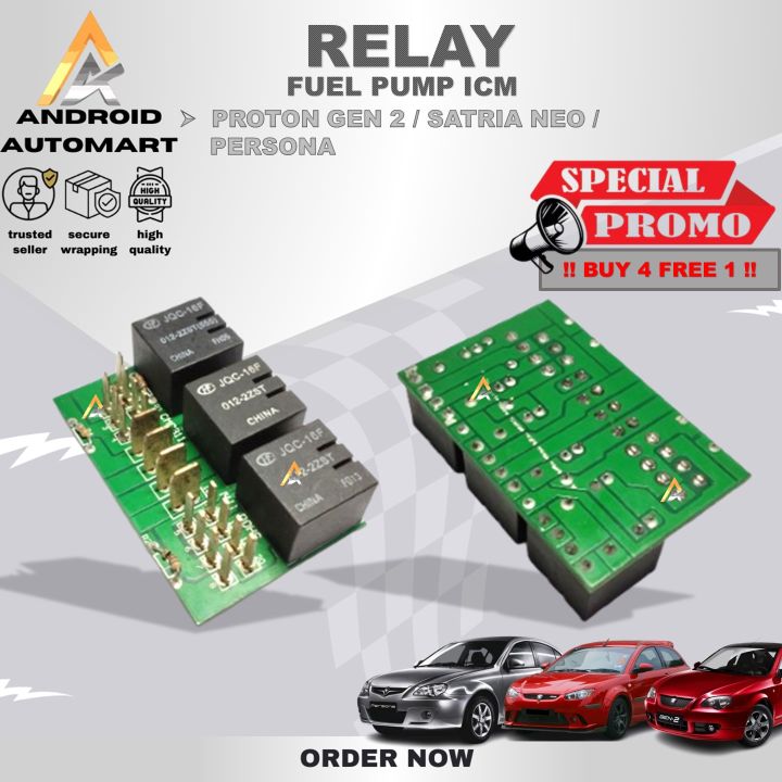 ORIGINAL Proton Gen2 Satria Neo Genuine Fuel Pump Relay / ICM (ignition ...