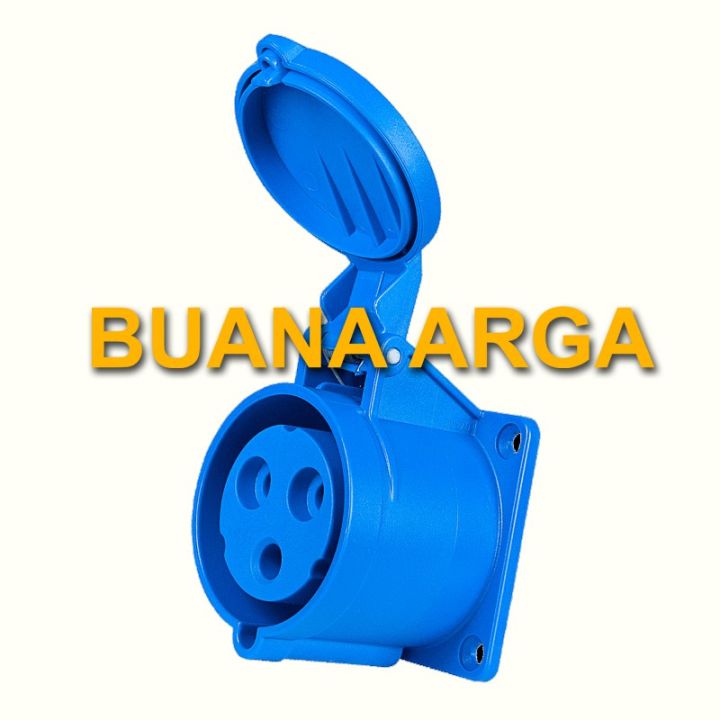 INDUSTRIAL PANEL SOCKET CEE 313 16A FORT CEE313 IP44 Pole Kaki 3 Pin ...