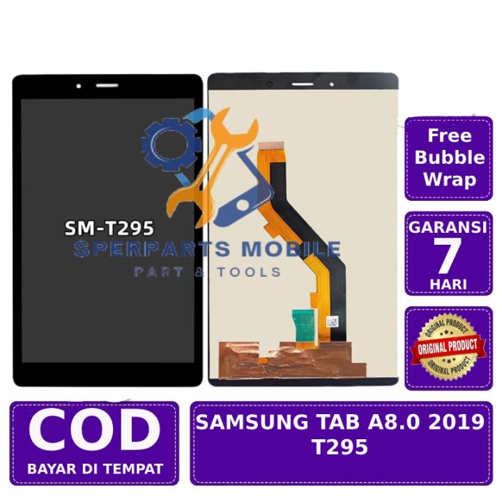LCD Samsung Tab A8.0 LCD Samsung Tab T295 2019 Fullset Touchscreen ORIGINAL 100% Garansi 1 Bulan ...