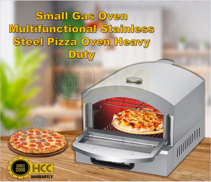 Small Gas Griller Oven Multifunctional Stainless Steel Pizza Oven Heavy ...