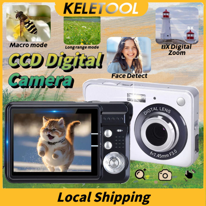 CCD Digital Camera Vintage Digicam Compact Retro Kids Digi Cam Handycam ...