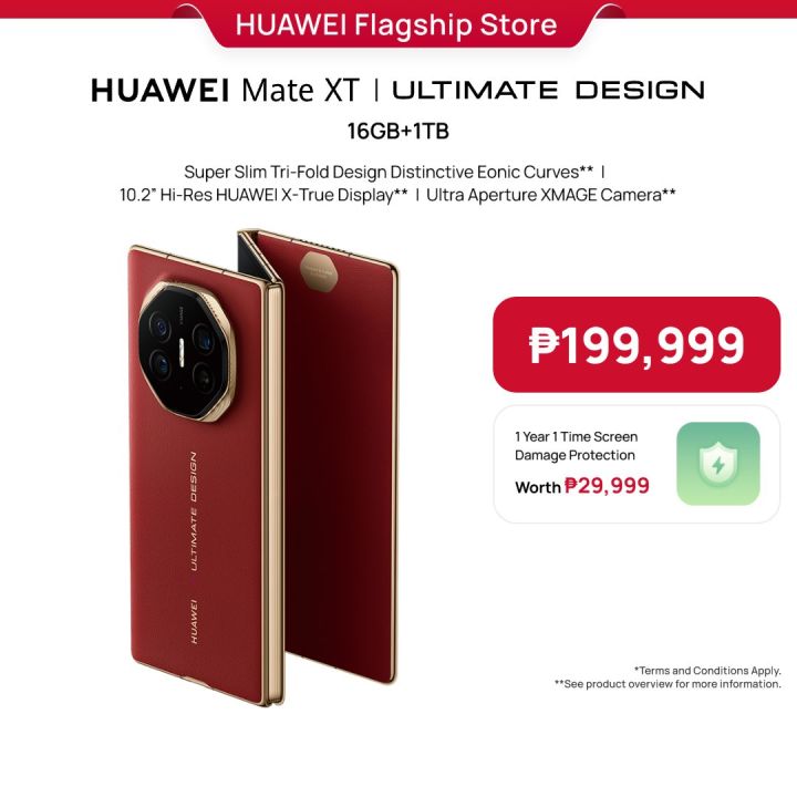 HUAWEI Mate XT | Smartphone | Super Slim Tri-Fold Design Distinctive ...