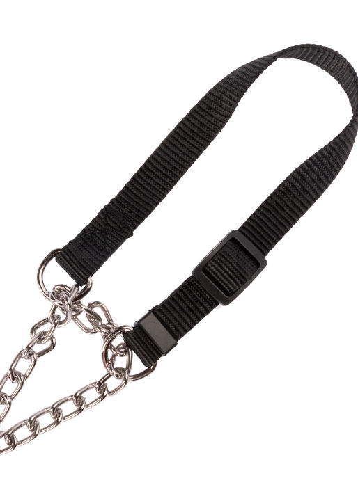 The Woof High Quality Heavy Duty Nylon Dog Martingale Chain Collar ...