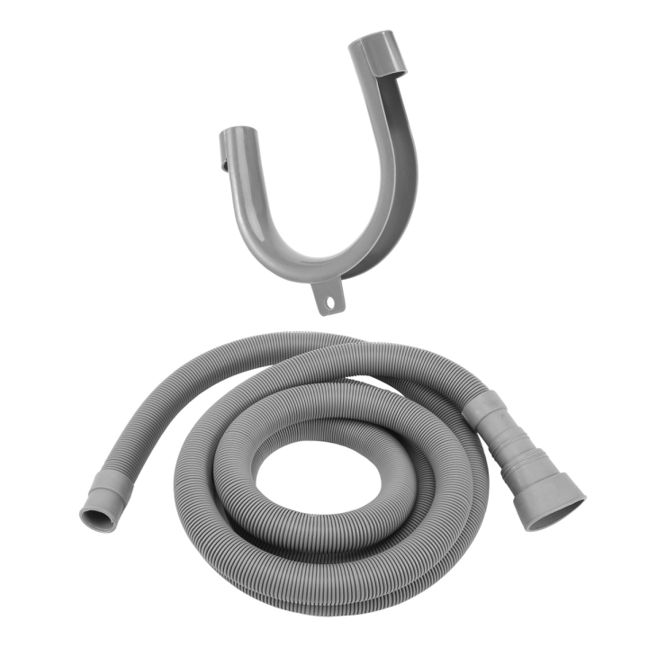 2.5M Machine Dishwasher Drain Hose Extension Washing Pipe with Bracket ...