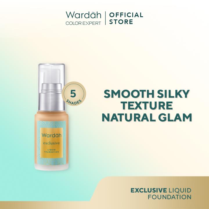 WARDAH Exclusive Liquid Foundation - Foundation Matte Yang Tahan Lama ...