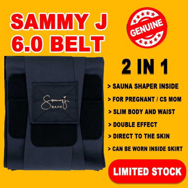 Sammy J Gold Power Belt 6.0 (EXTRA-SMALL to XL) Shapewear Latex Waist ...