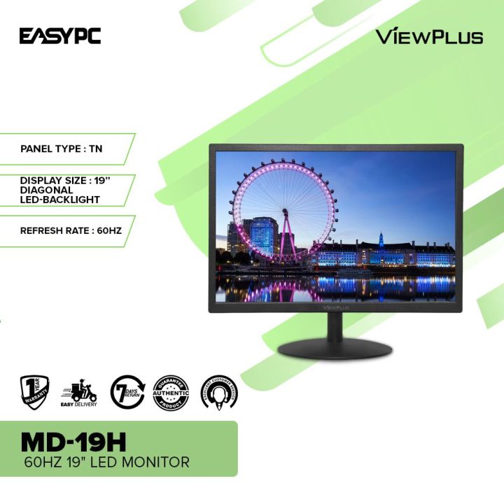 EasyPC | Viewplus MD-19H 60hz 19 Inch LED Monitor For Computer | Lazada PH