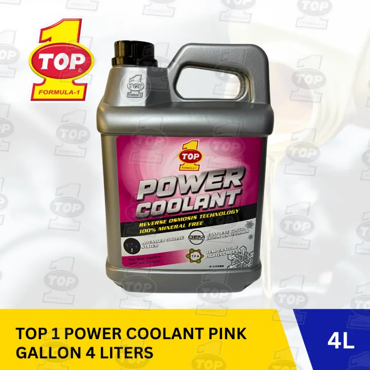 Top One Formula- Long Life Radiator Power Coolant (PINK) 4 Liters ...