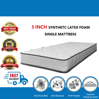 【Premium Quality】5 INCH Premium Quality Single Mattress Foam / Single ...