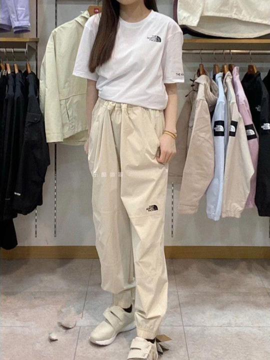 ประการัง☑THE NORTH FACE Counters ฤดูใบไม้ร่วงและฤดูร้อนที่มีกางเกงแบบ ...