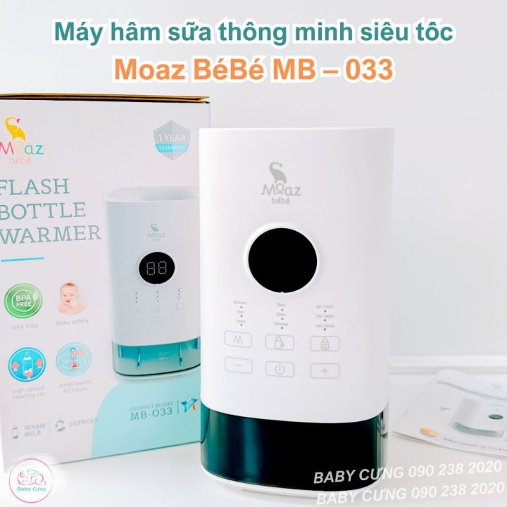 Máy hâm sữa thông minh siêu tốc Moaz bébé MB033, hâm được tất cả các ...