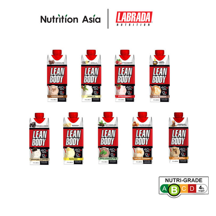 Labrada Lean Body RTD Protein Shake (500ml x 12 bottles) | Lazada Singapore