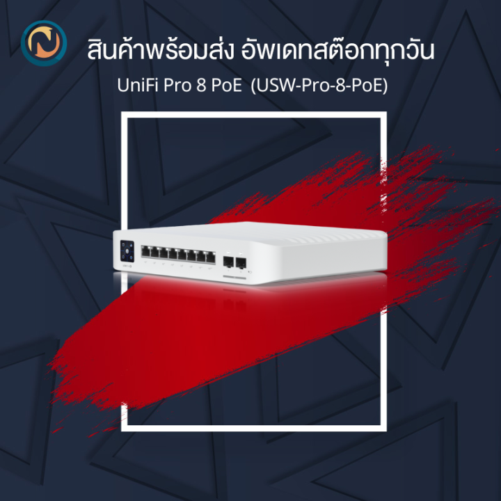Ubiquiti UniFi Switch Pro 8 PoE, Layer 3 switch with PoE+ and PoE++ output USW-Pro-8-PoE(120W ...