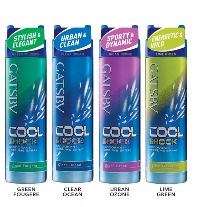 GATSBY COOL SHOCK PERFUME SPRAY 175ML | Lazada