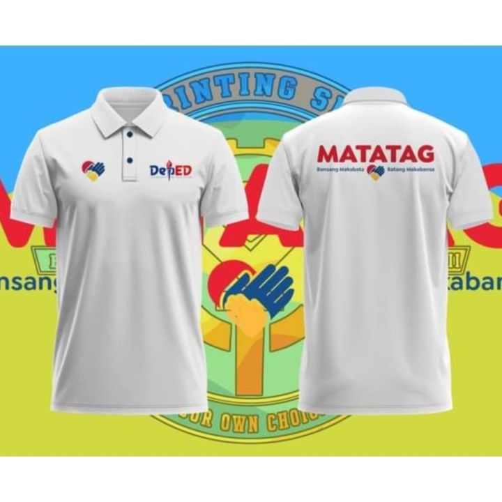 DepEd MATATAG Polo shirt Alternative Uniform Tshirt for Men Women Polo ...
