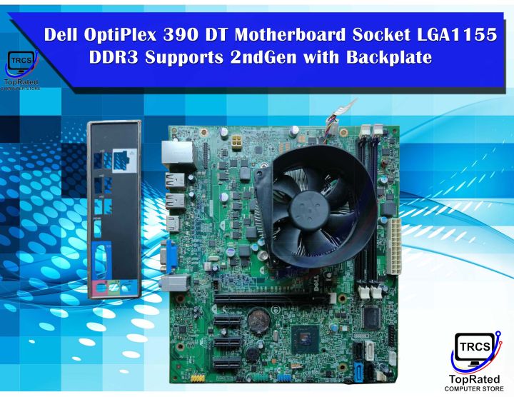 Dell OptiPlex 390 DT Motherboard Socket LGA1155 DDR3 Supports 2nd Gen ...
