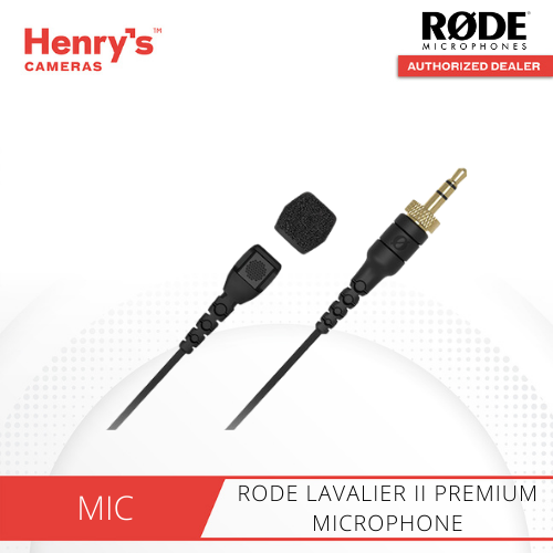 RODE LAVALIER II PREMIUM LAVALIER MICROPHONE - HENRY'S CAMERAS | Lazada PH