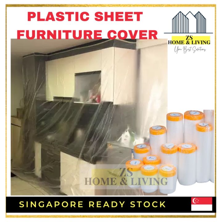 SG STOCK Plastic sheet roll plastic film plastic cover for furniture ...