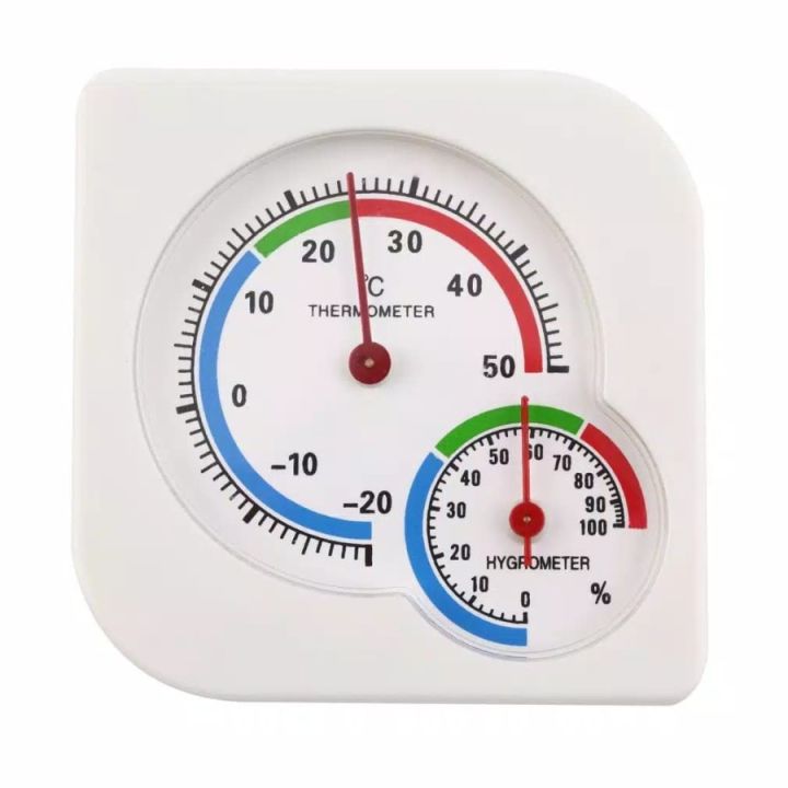 SS Termometer Higrometer Ruangan Analog Thermometer Hygrometer Humidity ...
