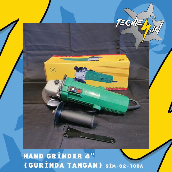 Hand Grinder 4inch (Gerinda Tangan) SIM-02-100A | Lazada Indonesia