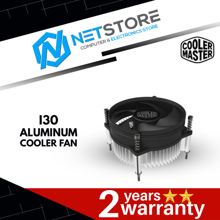 COOLER MASTER I30 ALUMINUM COOLER FAN - RH-I30-26FK-R1 | Lazada