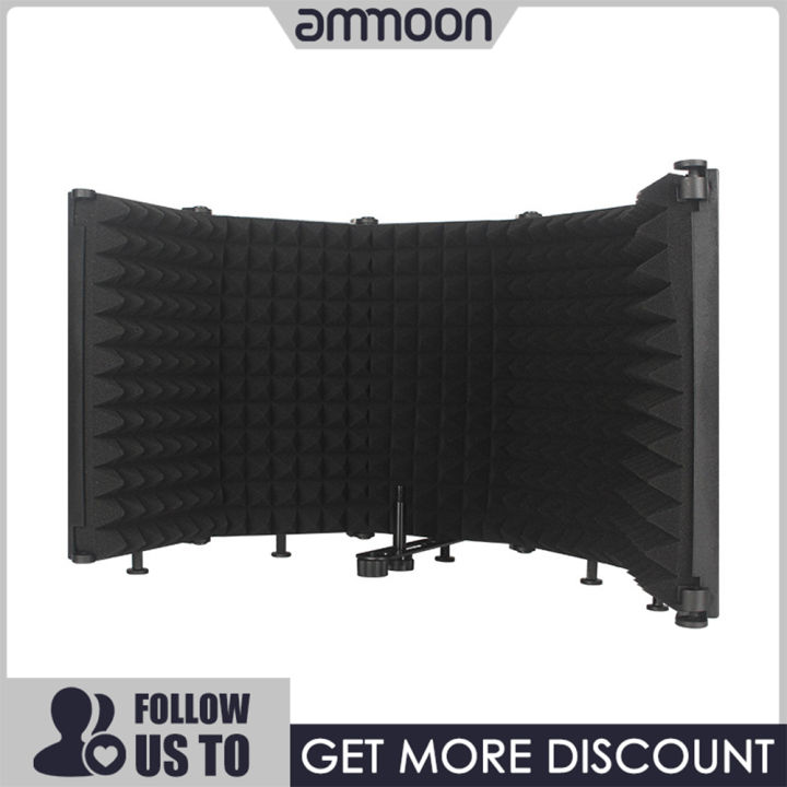 [ammoon]3 panel / 5 panel Foldable Adjustable Sound Absorbing Vocal ...