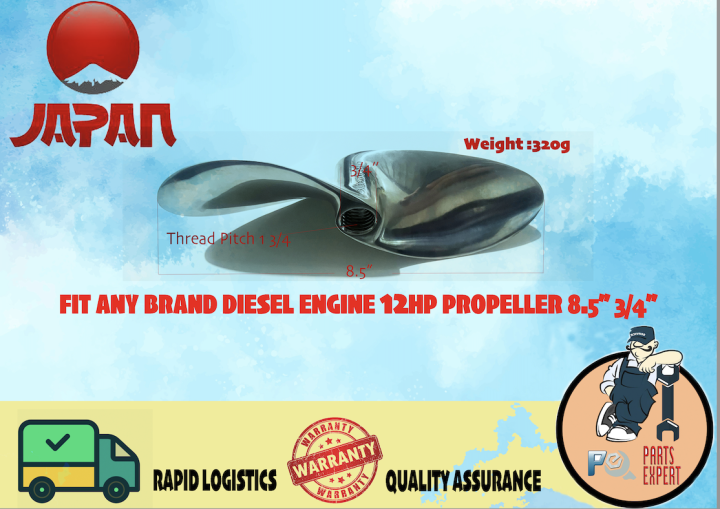 Racer Elesi Propeller pala Boat Stainless 304 Heavy Duty Pump Boat ...