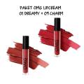 Paket Oh My Glam Matte Kiss Lip Cream - Shade 12 Scarlet + 13 Latte ...