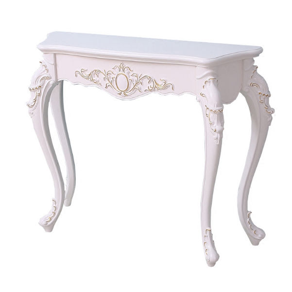 โต๊ะคอนโซล โต๊ะหลุยส์ โต๊ะวินเทจ consol table โต๊ะชิดผนัง | Lazada.co.th